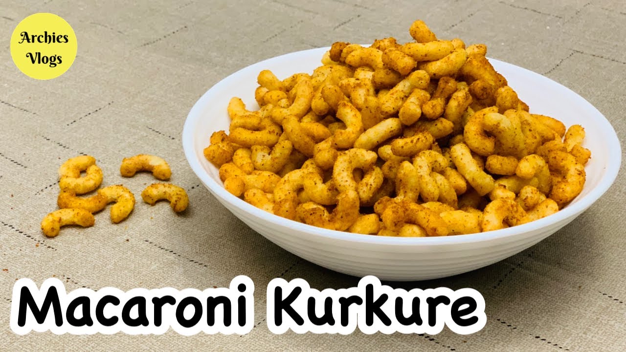 Macaroni Kurkure | Crispy Macaroni | Archies Vlogs - YouTube