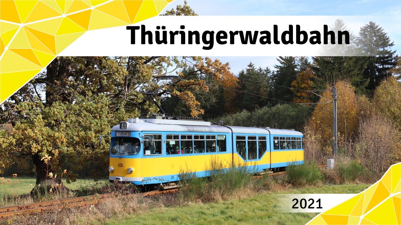 Through forests and meadows | Thüringerwaldbahn (Interurban Tram) Gotha ...