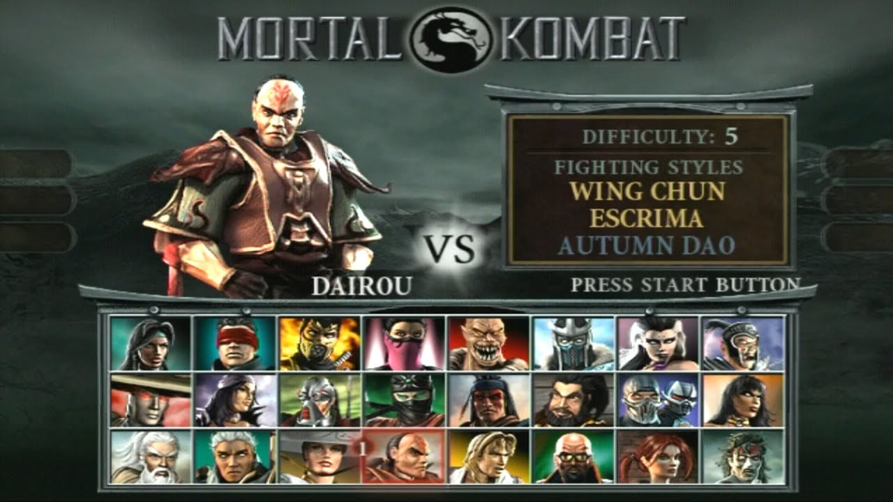 Mortal Kombat Armageddon Dairou