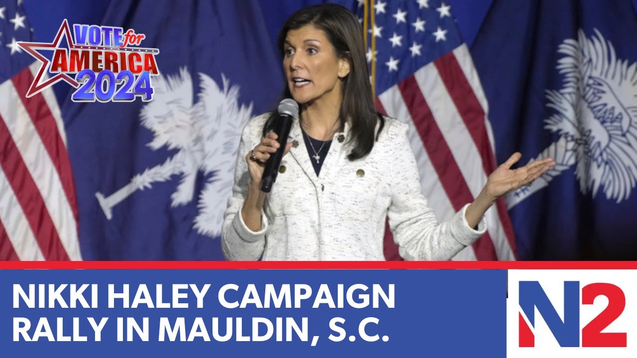 LIVE: Nikki Haley Campaign Rally in Mauldin, S.C. | NEWSMAX2 - YouTube