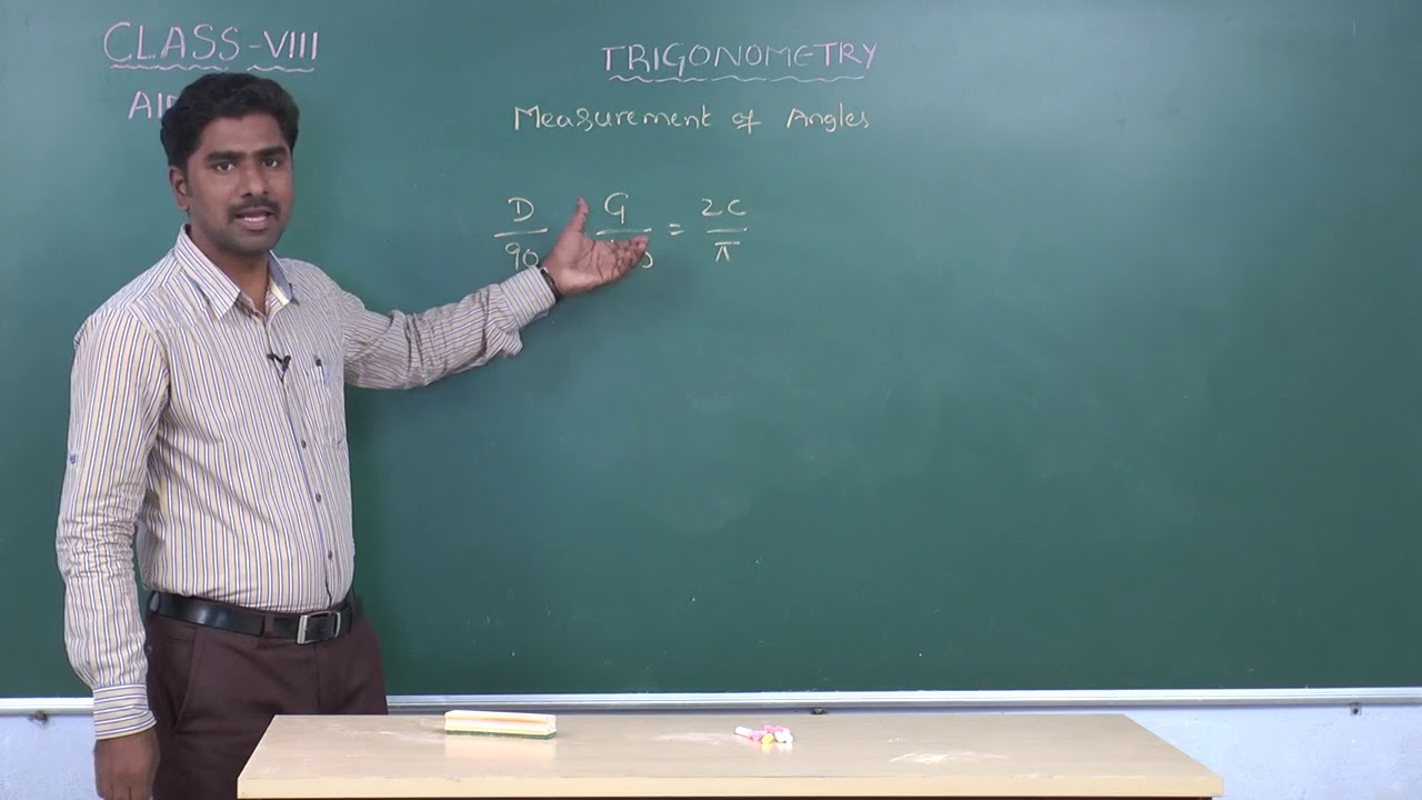 SCTS | 8th Class | Maths | Trigonometry | 01_Measurement of angles ...