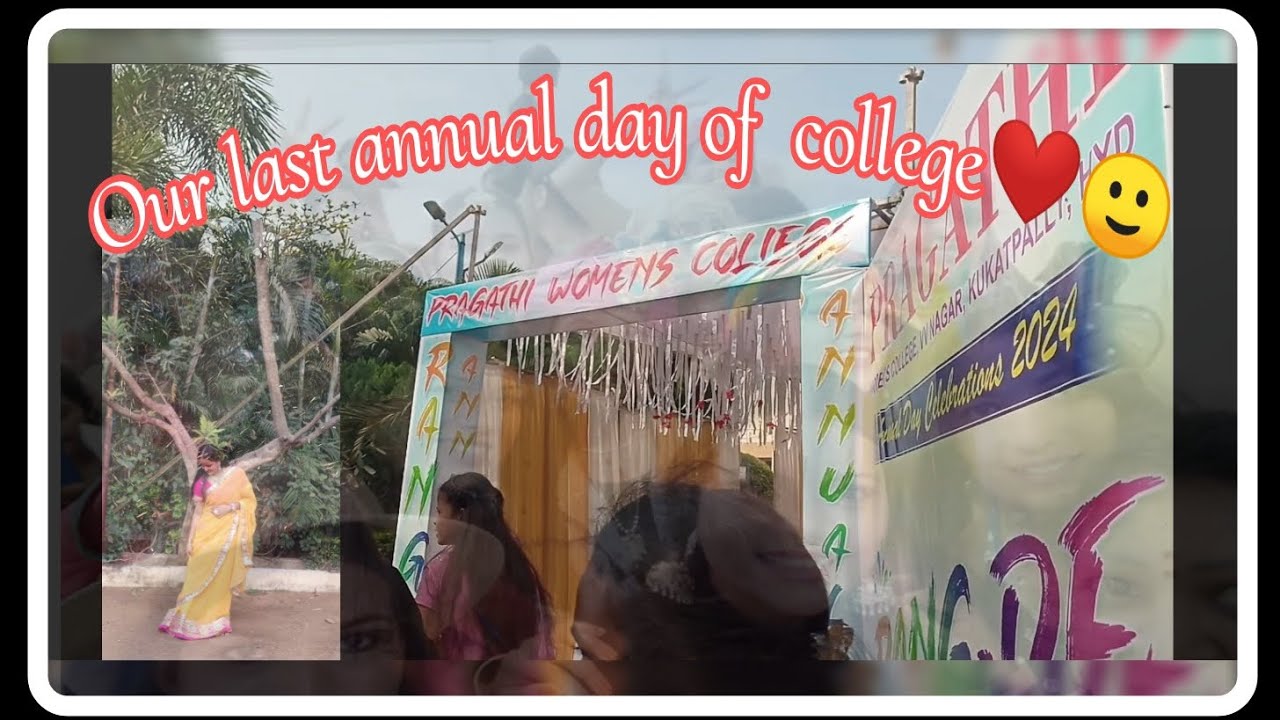 Our last annual day of college ️😄🙂... - YouTube