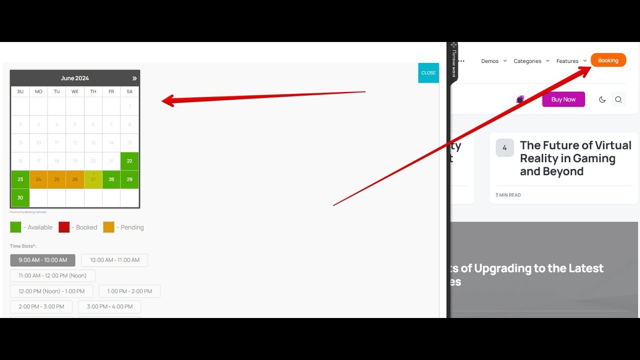 How to add the Pop-Up Booking button on the WordPress Menu - YouTube