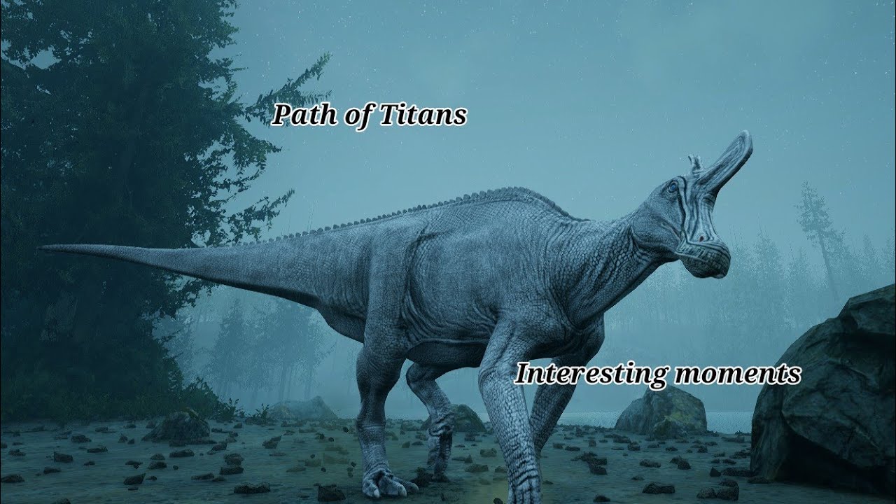 Interesting moments, situations and battles [Path of Titans] - YouTube