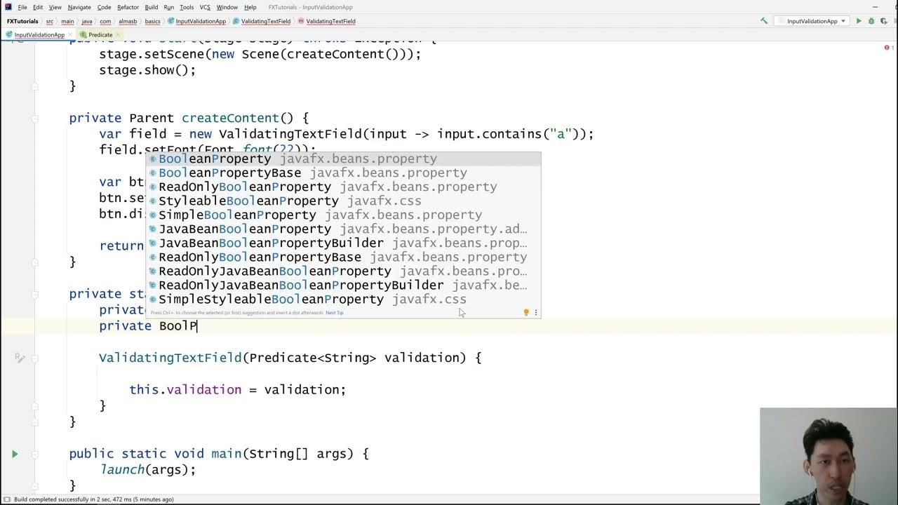 JavaFX: TextField Input Validation - YouTube
