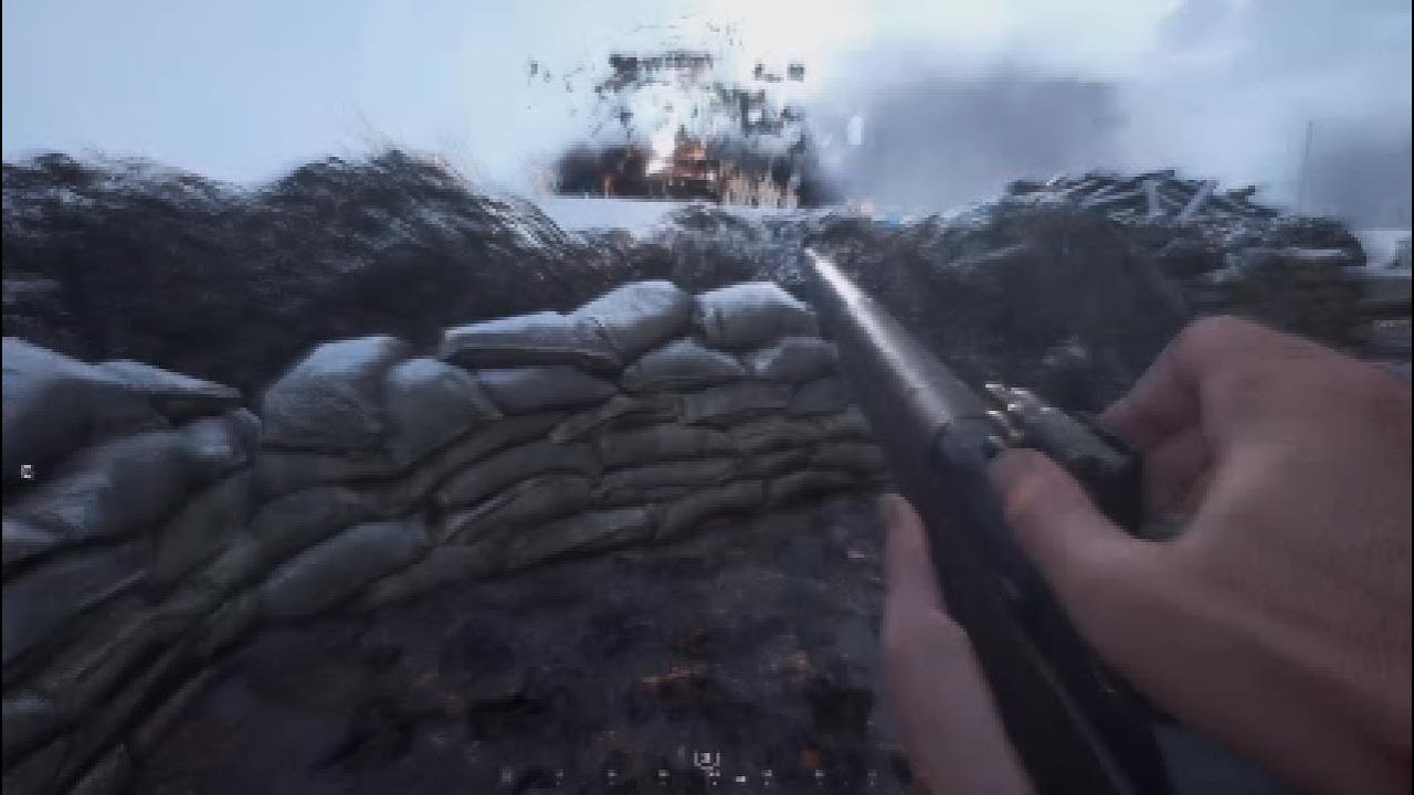 HLL, stuck between a tank and outpost. - YouTube