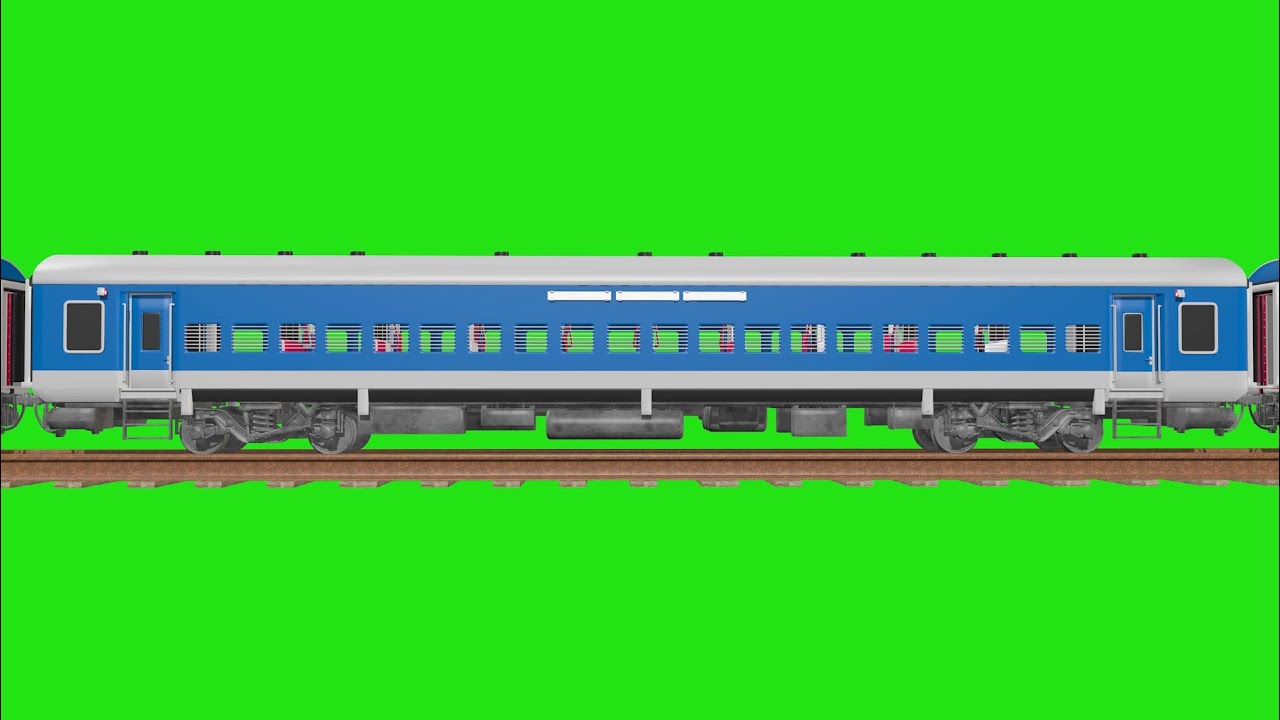 Green Screen Train Super fast longest TRAIN Part 2 - YouTube