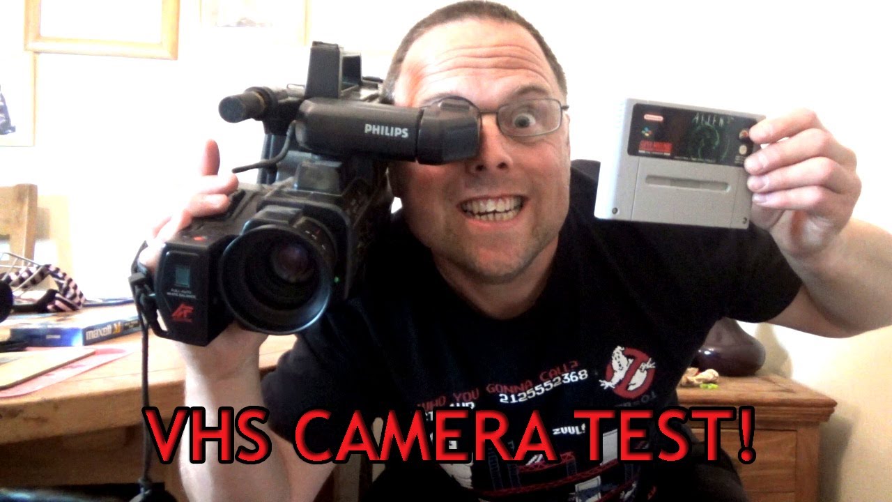 VHS camera test! - YouTube