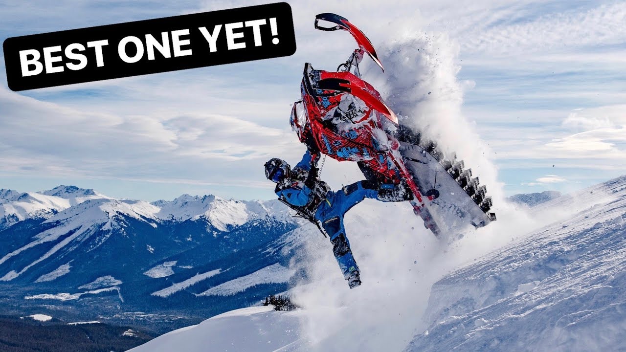 Snowmobile CRASHES Compilation! - YouTube