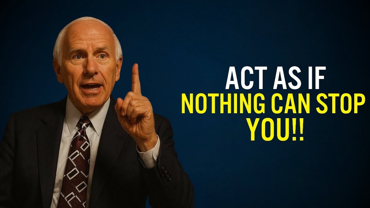 Learn to Act as If NOTHING Can Stop You | Jim Rohn Motivation - YouTube