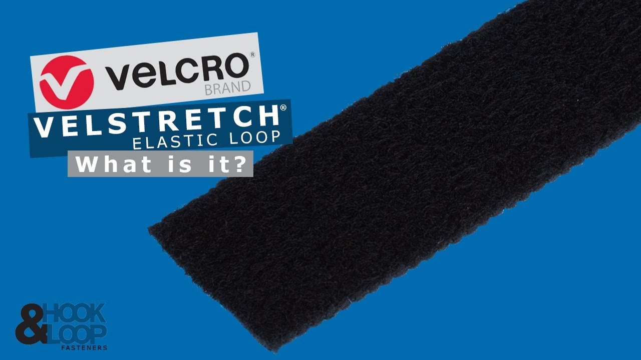 VELSTRETCH® 55% Elastic LOOP Tape from VELCRO® Brand - YouTube