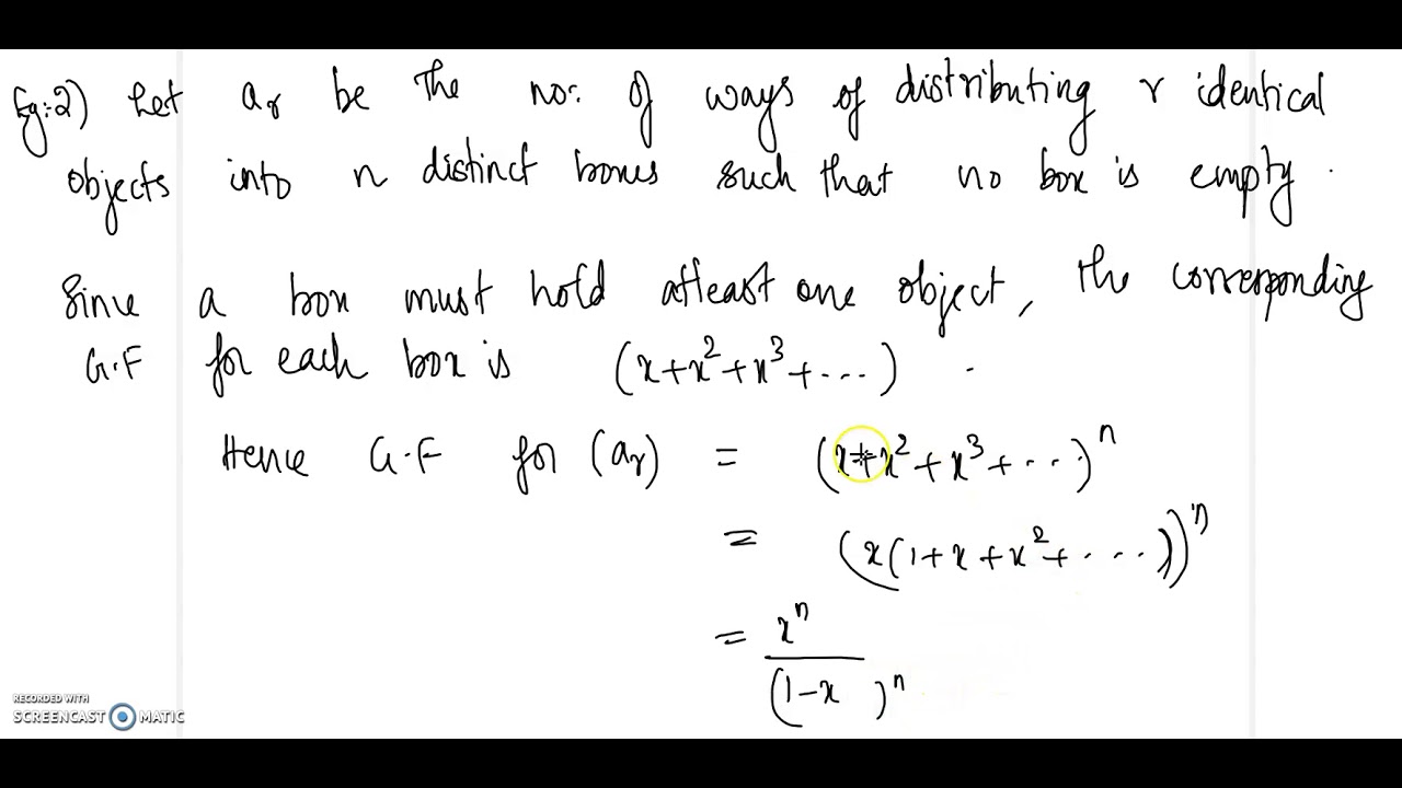 Combinatorics Lecture 55 Ms Youtube 0933