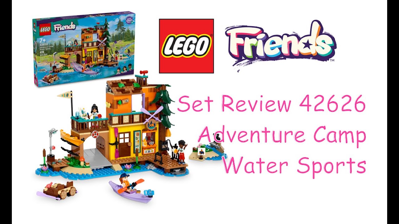 LEGO Friends Adventure Camp Water Sports Set 42626 Review Enya Friends ...