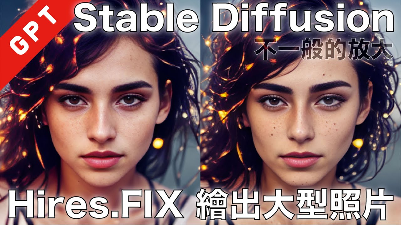 繪出大型照片 Stable Diffusion - Hires Fix #廣東話 #stablediffusion #人工智能繪圖 ...