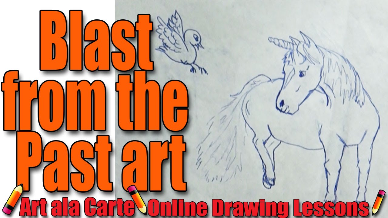 Blast from the Past my Really old Art - YouTube