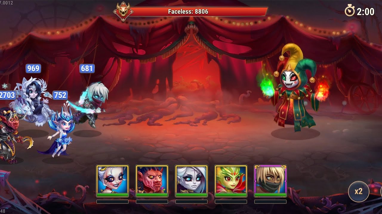 Peech adventure defeated faceless hero wars gameplay #herowarsgameplay ...