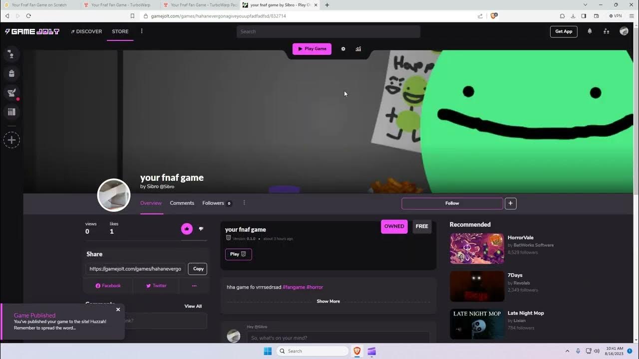 how to put ur scratch game on gamejolt - YouTube