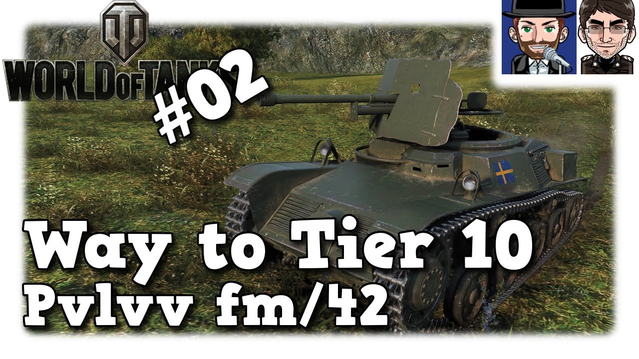 WoT - Pvlvv fm/42, Tier 2 mit den Schweden TDs #02 [Way to Tier 10 ...