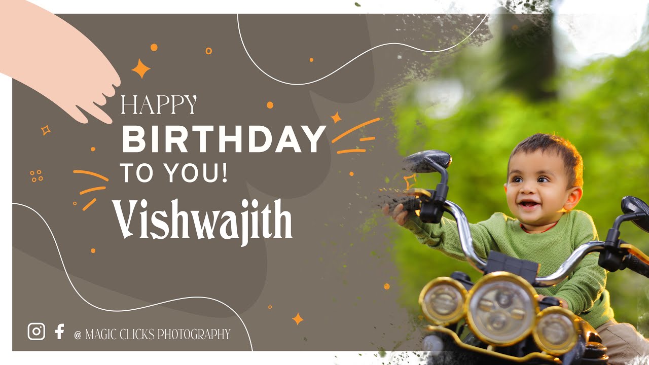VISHWAJITH BIRTHDAY TEASER II Magic clicks photography - YouTube