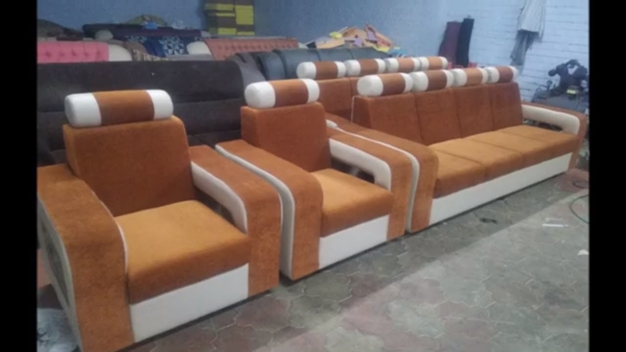 How to make Import sofa 4 seater Finishing | Full Sofa set Finishing ...