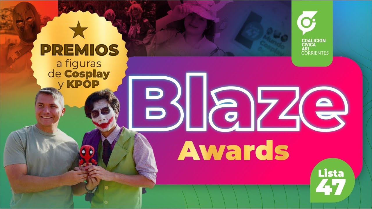 Blaze Awards Corrientes 2024 - Premiación cosplay, kpop, stands y más ...