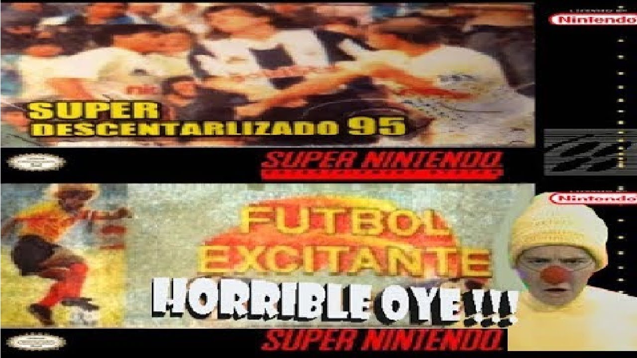 Juegos Fútbol Peruano Pichanga Y Horrible Oye En SNES Classic Edition ...