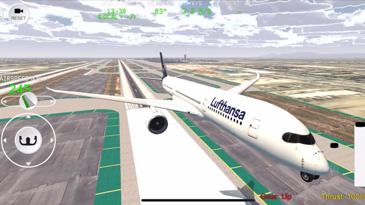 RC FS Advanced Real Flight Simulator GamePlay A359 LUFTHANSA by ios ...