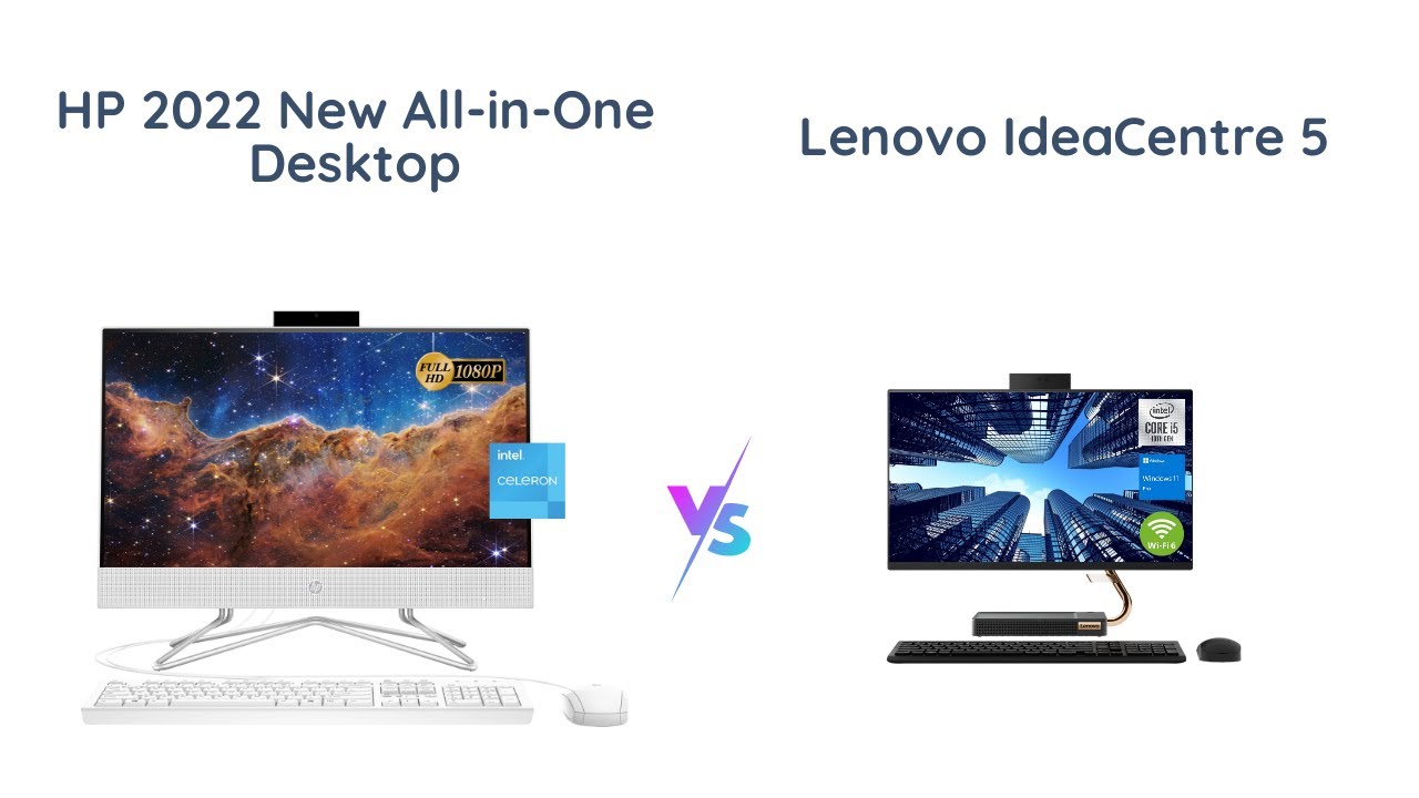 HP vs Lenovo All-in-One Desktop Comparison - YouTube