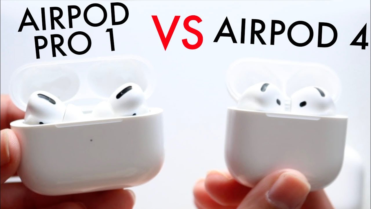 AirPod 4 Vs AirPod Pro 1! (Comparison) (Review) - YouTube