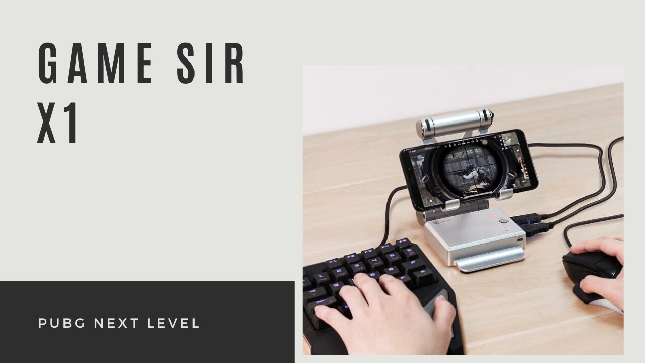 GameSir X1 FPS DOCK for PUBG Fortnite FPS Games/ Gamesir x1 full review ...