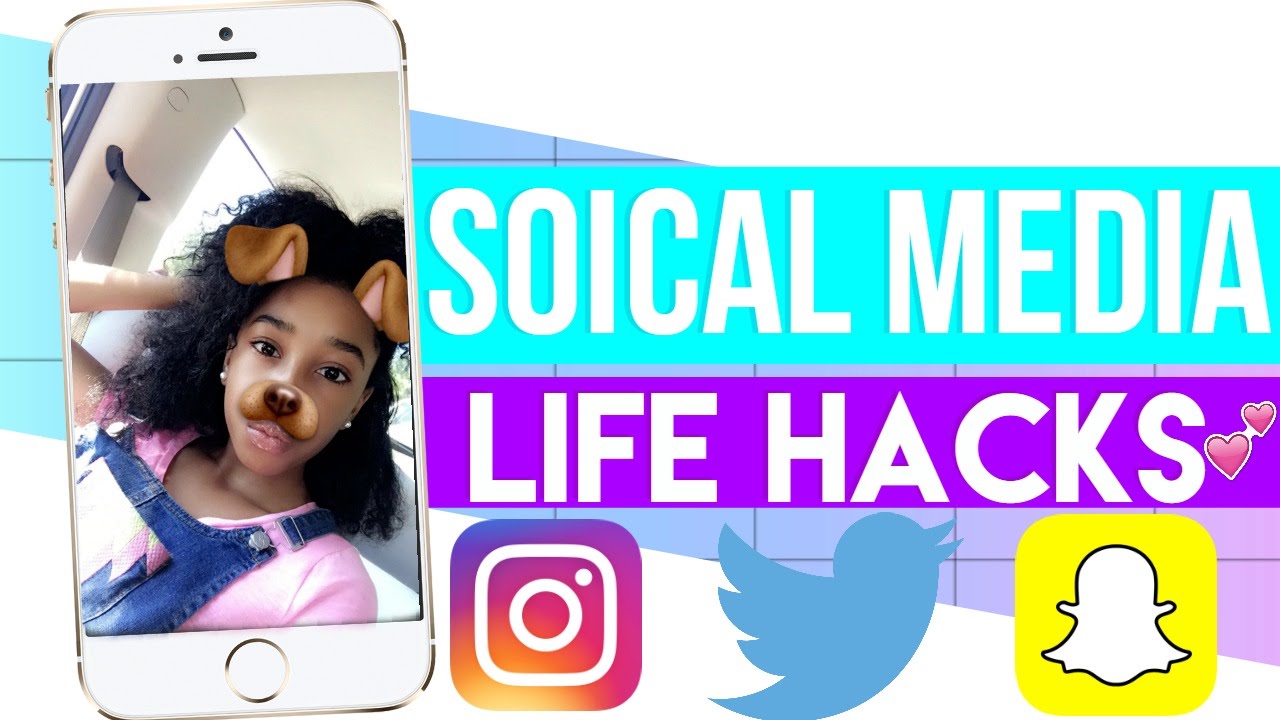 SOCIAL MEDIA LIFE HACKS! 10 Life hacks you NEED to know! - YouTube