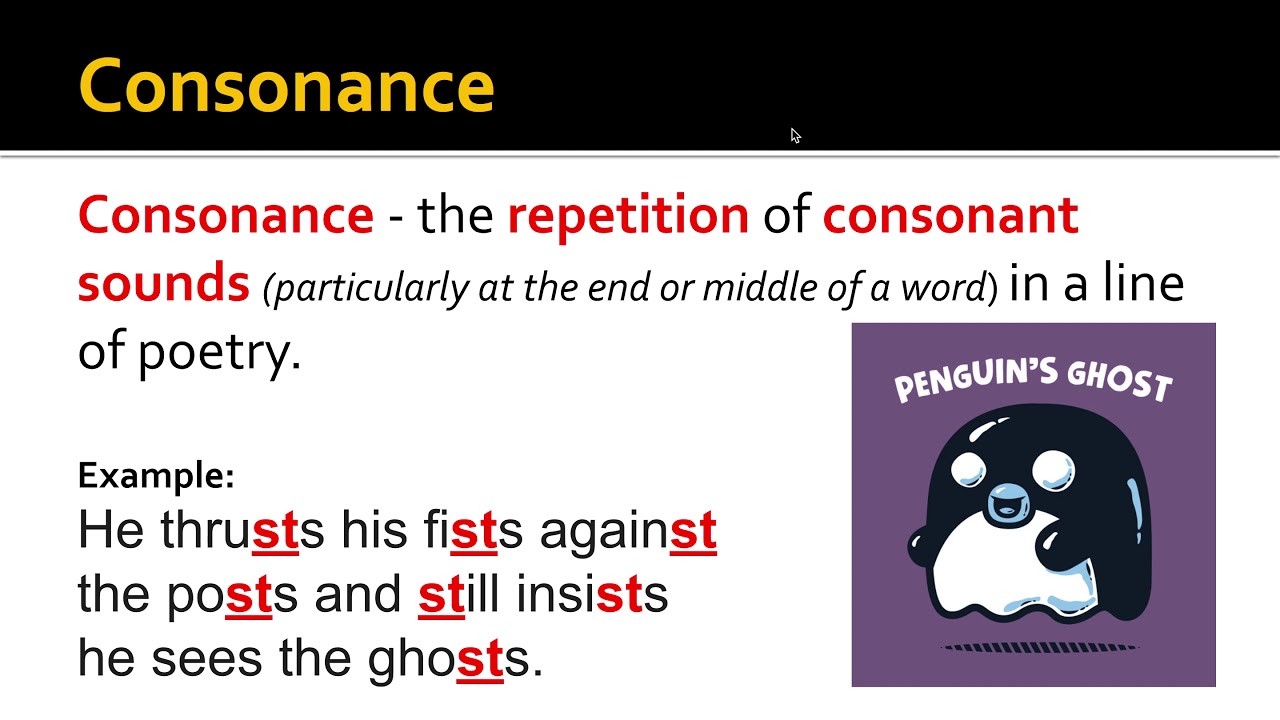 3/17 - Assonance and Consonance - Warner Mini Lesson - YouTube