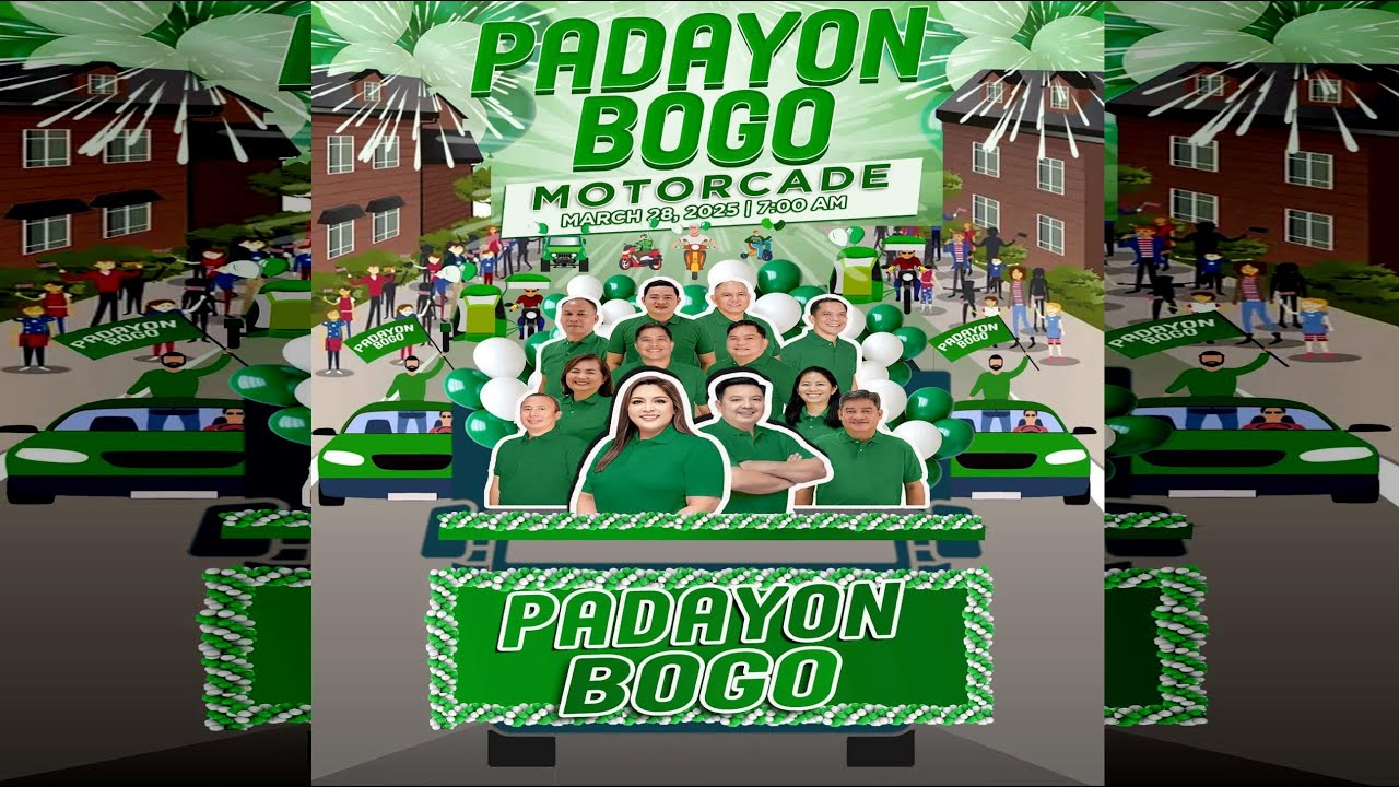 UNANG CAMPAIGN RALLY SA TEAM PADAYON BOGO - YouTube