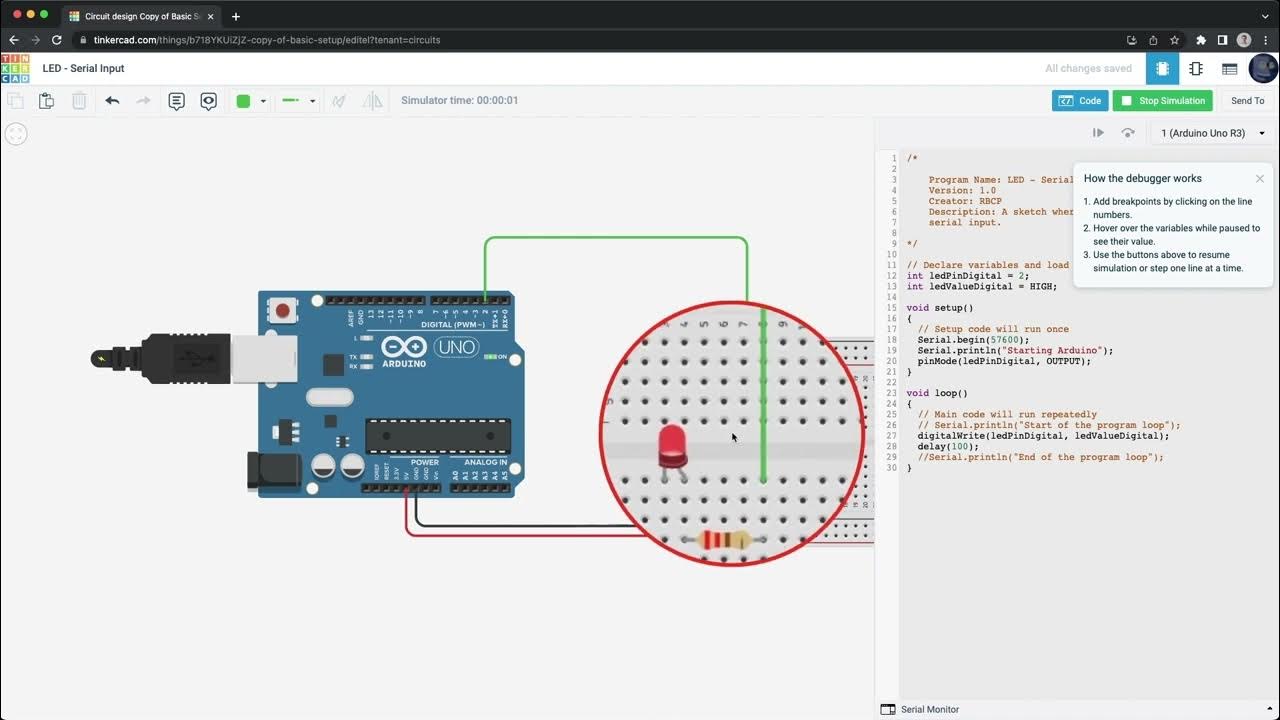 BDES3001 IDSN4012 42 Serial Communication Arduino Input - YouTube