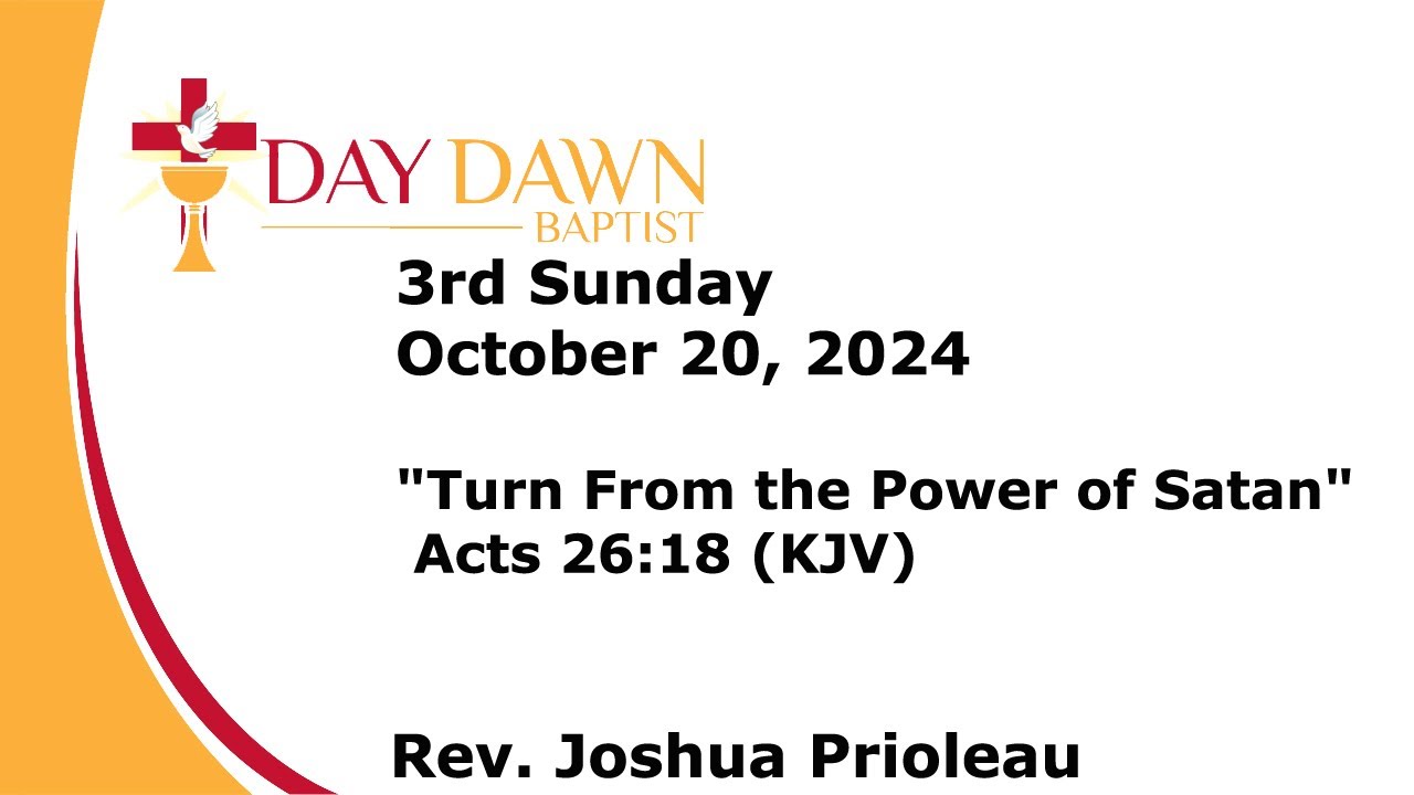 October 20, 2024 (3rd Sunday) - YouTube