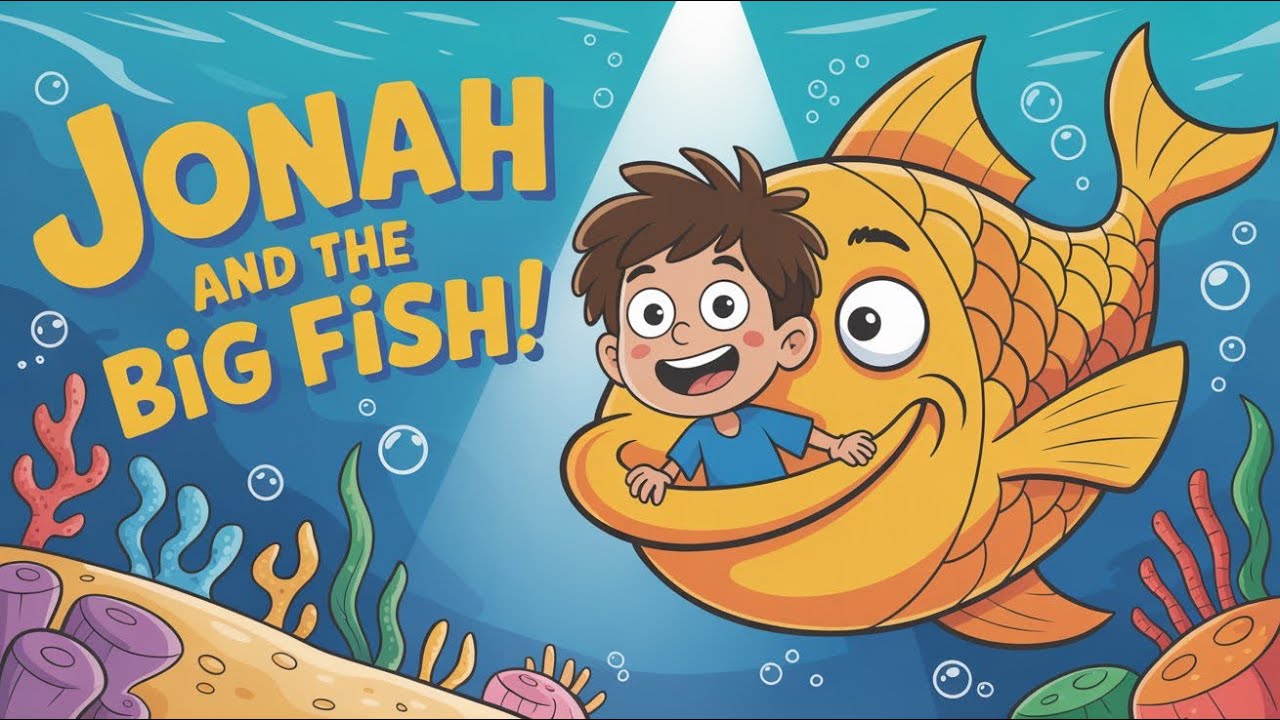 Bible Story:Jonah and the Big Fish|My Faith Stories|Read Aloud Bible ...