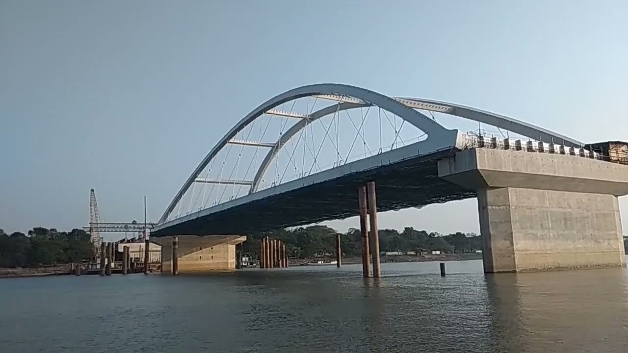 Kalna bridge over Modhumoti river in Narail-Gopalgonj, Bangladesh ...