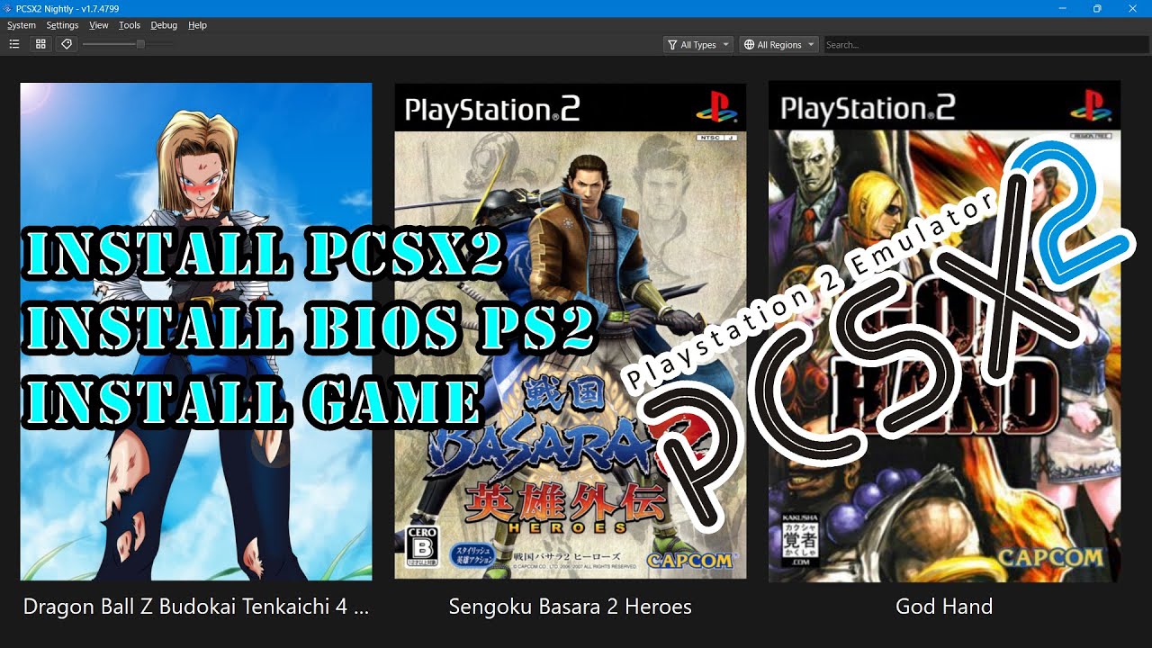 CARA INSTALL PCSX2 DI PC/LAPTOP DAN PASANG GAMENYA SECARA SINGKAT ...