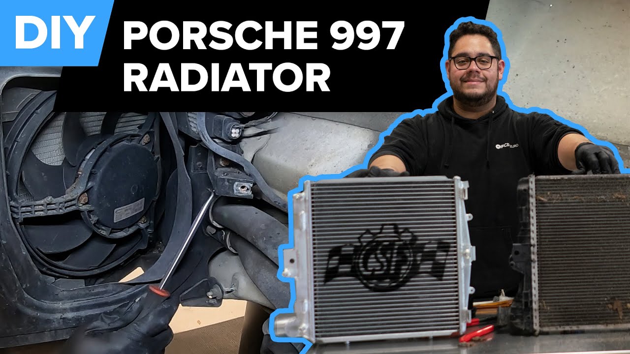 Porsche 911 997 Radiator Replacement & Upgrade DIY (2005-2012 Porsche ...