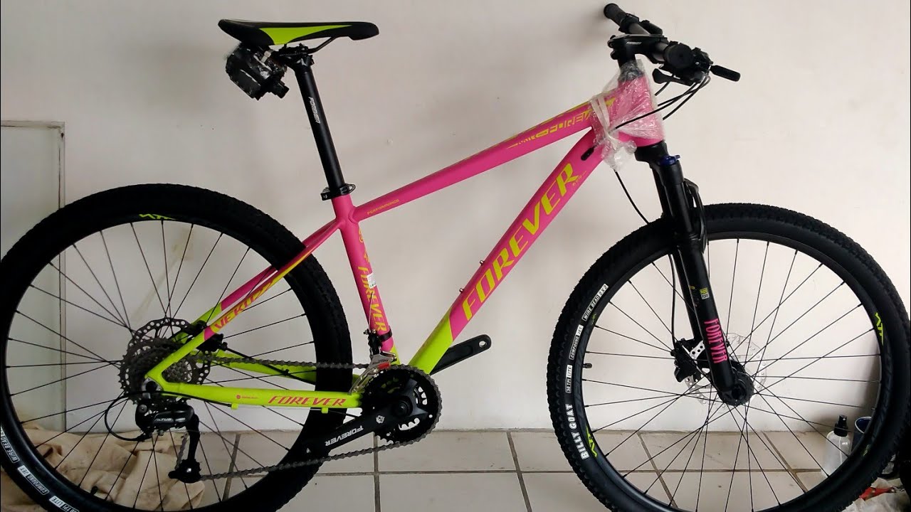 NEW BUILT BIKE (FOREVER MOUNTAINBIKE) - YouTube