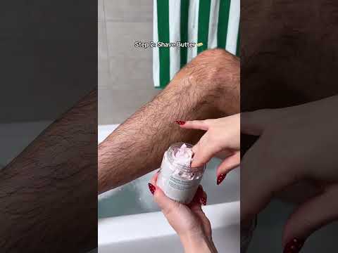 SANTA SHAVE ROUTINE #trulybeauty #shortsvideo #bodycare #asmr #grwm