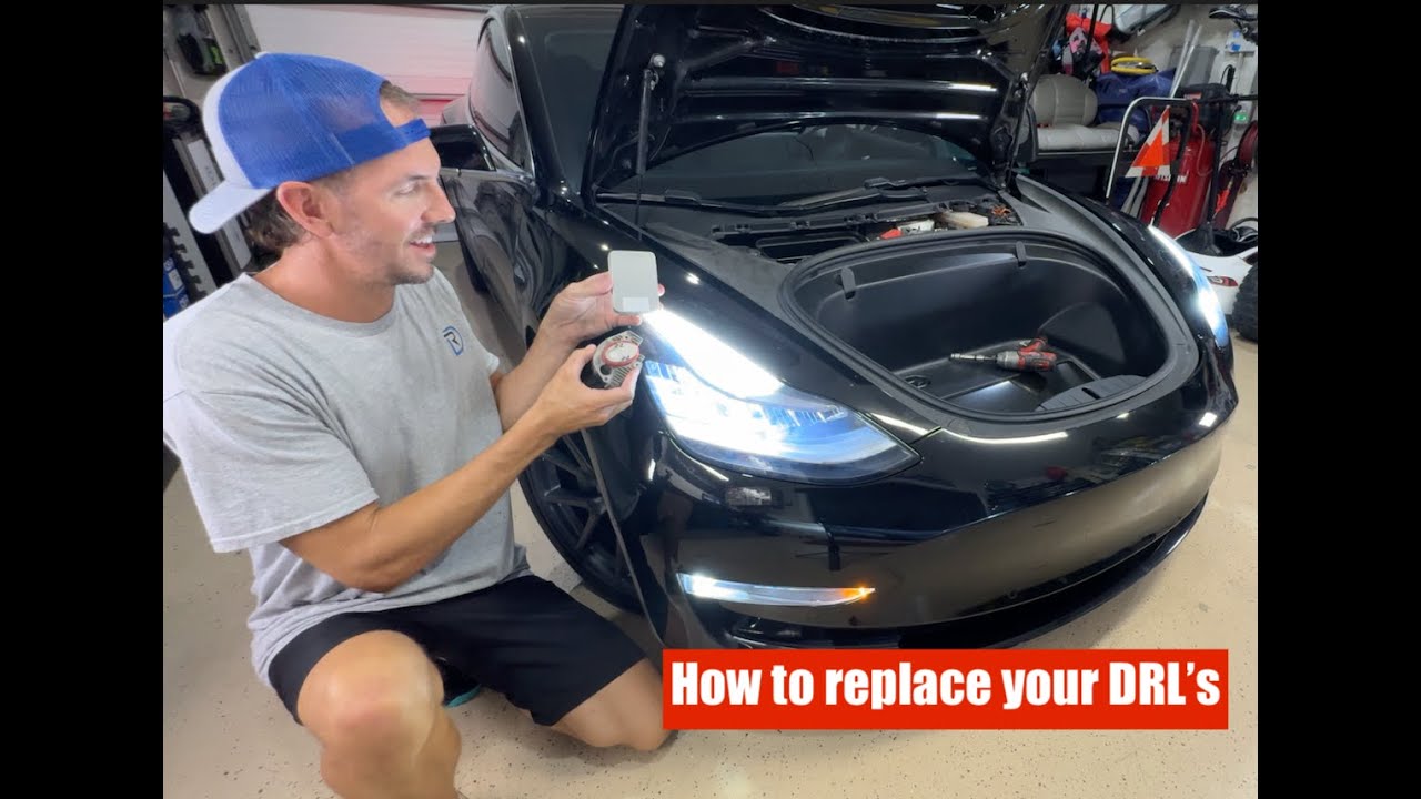 How to replace and modify your Tesla Model 3 and Y Day Time Running ...