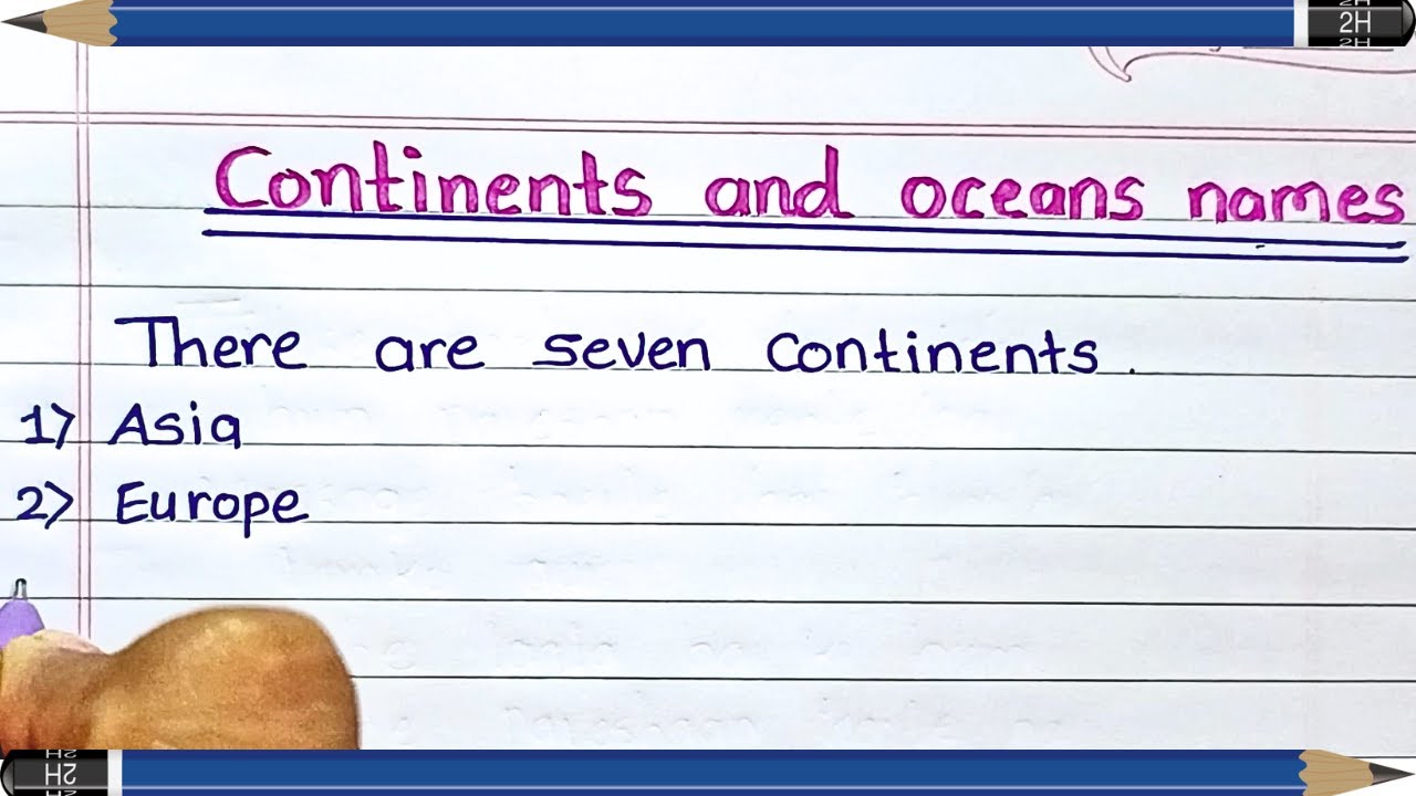 Continents and oceans names | Learn the Continents and Oceans: Names ...