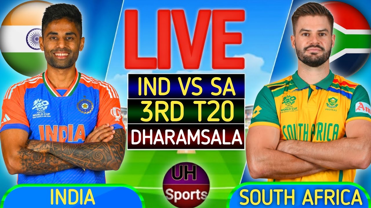 🔴 INDIA vs SOUTH AFRICA Live Match Scores | IND vs SA 3rd T20I Live ...