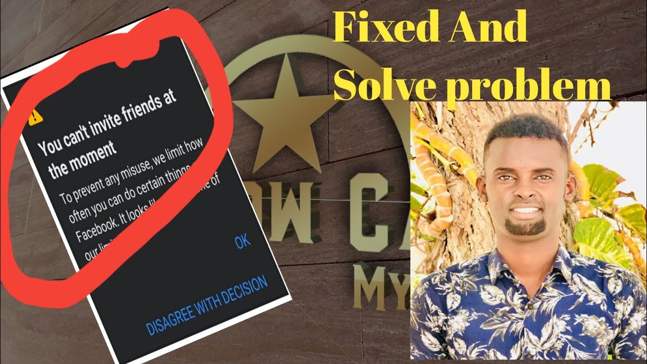 You can't invites friends right now fb page|| You can't invite friends ...