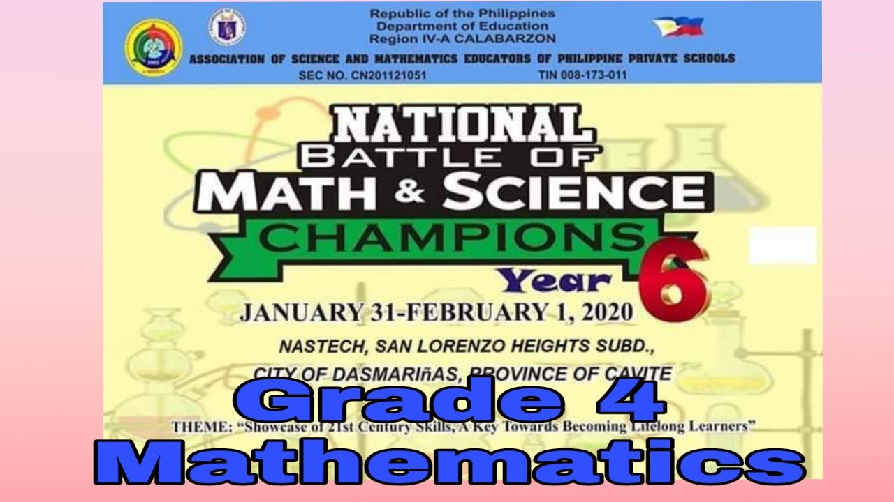 2020 NATIONAL BATTLE OF MATH & SCIENCE CHAMPIONS - YouTube