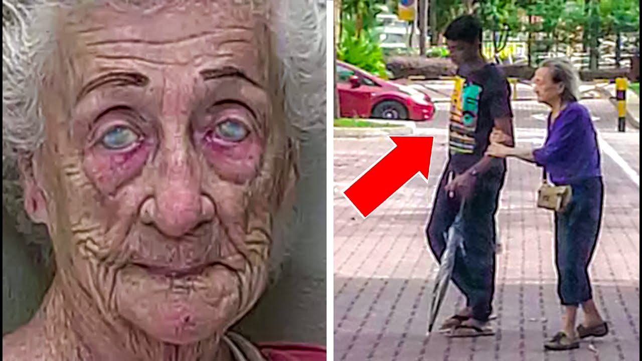 Homeless Man Helps Blind Old Lady Cross Street, receives shocking news ...