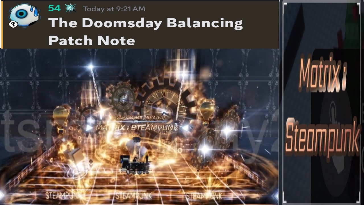New Matrix Steampunk aura and huge nerf to heavenly Sols Rng - YouTube