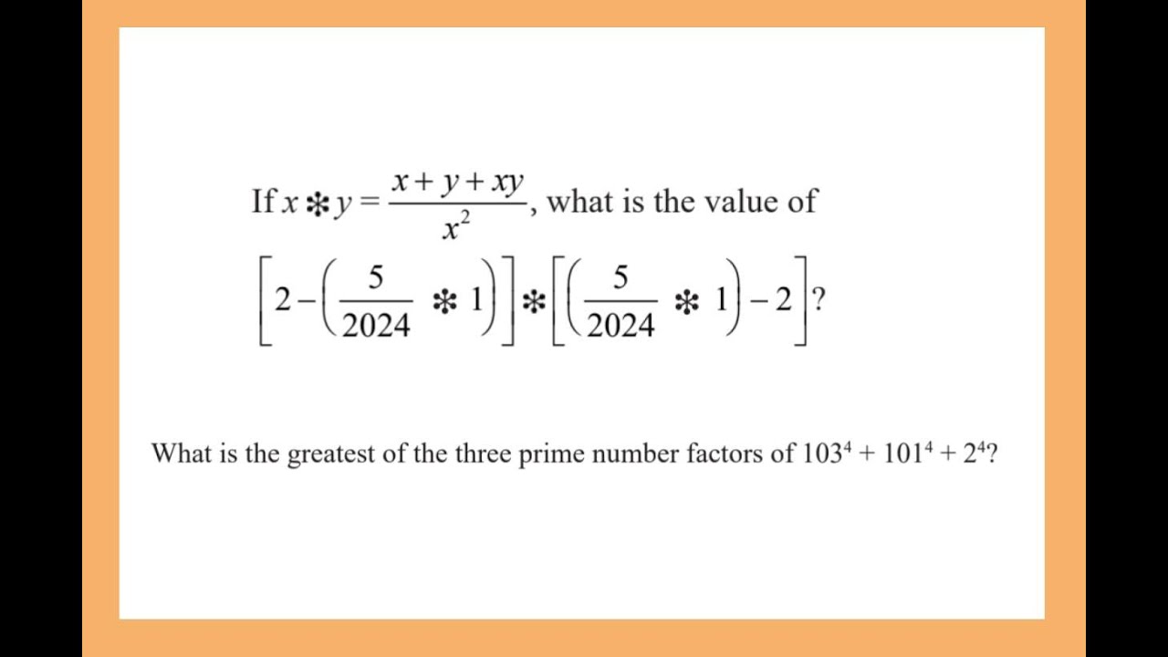2024 MATHCOUNTS State Competition 16&30(Substitution, Binomial Theorem ...