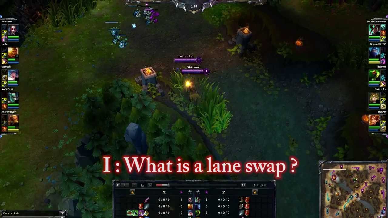 How to do a succesful lane swap - YouTube